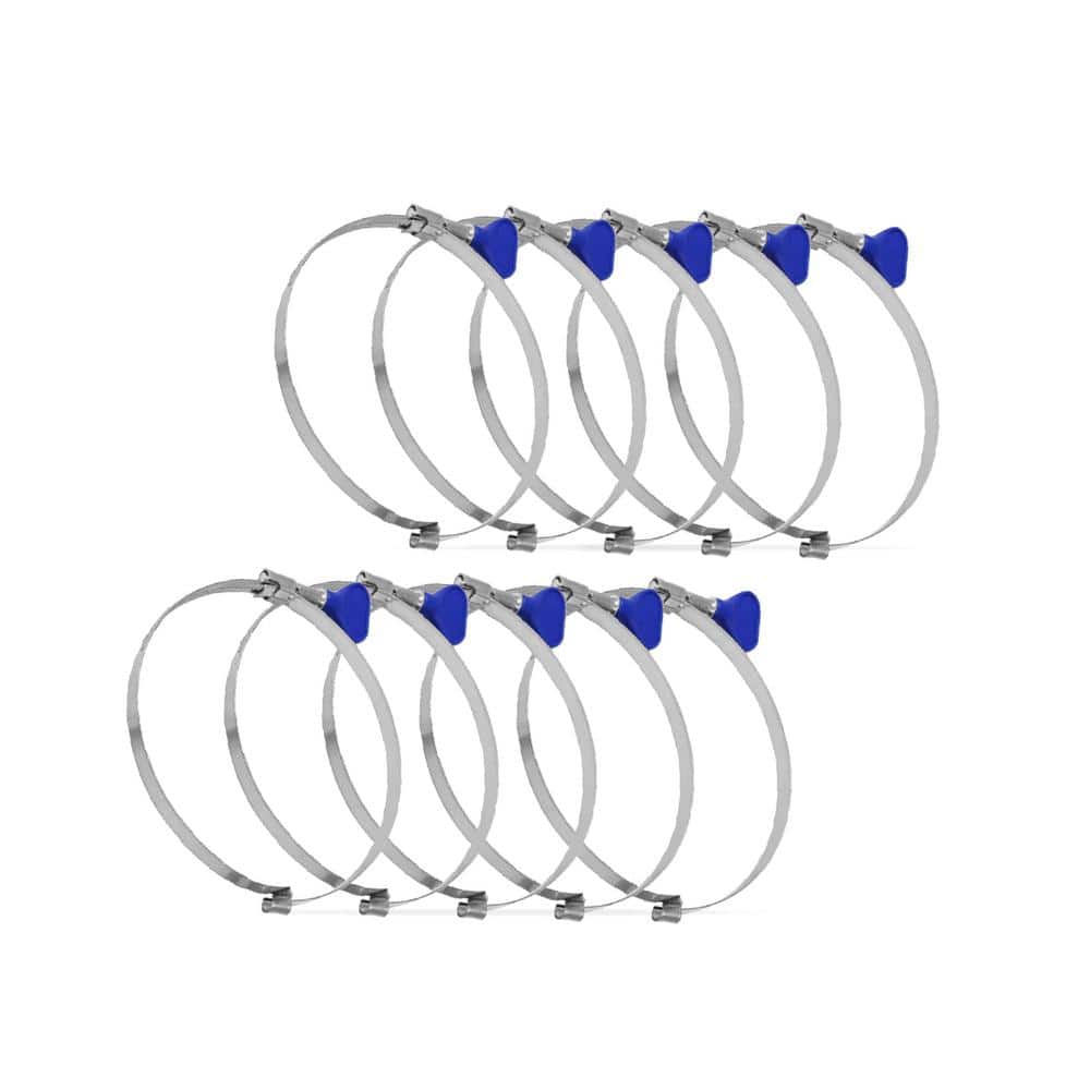 ‎POWERTEC 2-1/2 in. Stainless Steel Adjustable Right Hand Key Hose ...