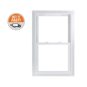 American Craftsman 37.75 in. x 56.75 in. 70 Series White Double Hung ...