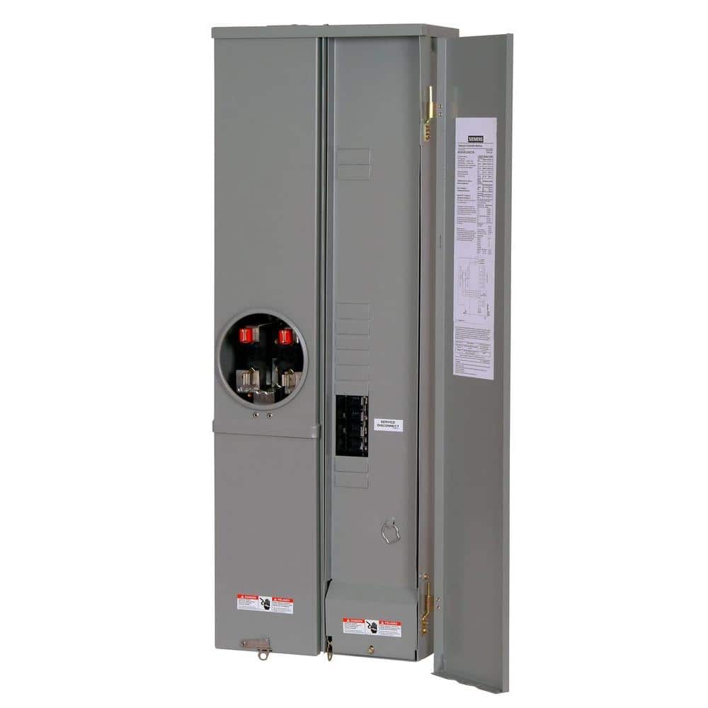 Siemens EUSERC Compliant 200 Amp 24-Space 42-Circuit Single Phase Meter ...