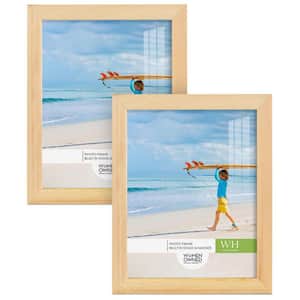 Wexford Home Woodgrain 8 in. x 10 in. Natural Wood Picture Frame WF513F ...