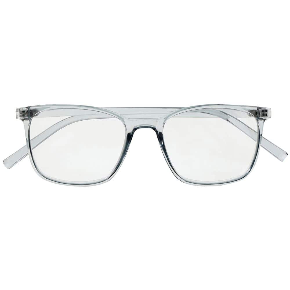 Magnifeye Rounded Square Clear Frame 1.5 Blue Light Reading Glasses ...
