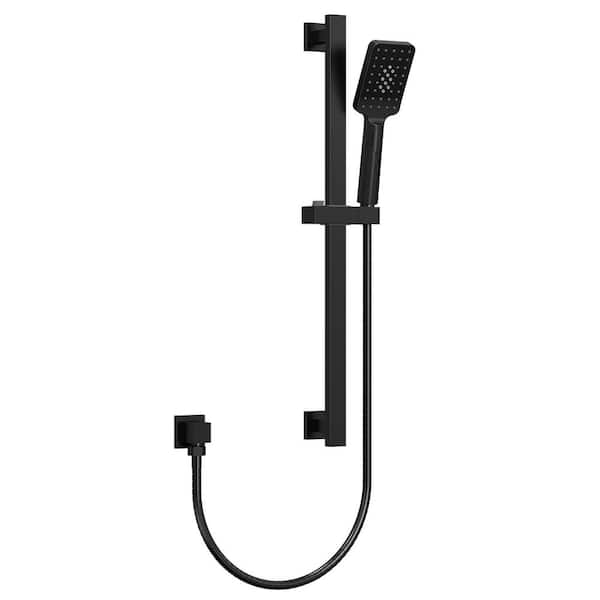 Reviews for GRANDJOY 1-Spray Multifunction Wall Bar Shower Kit with Square Handheld Shower with ...