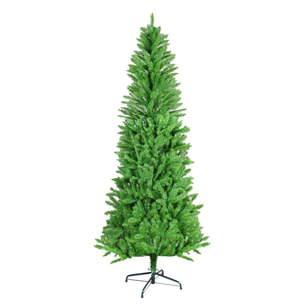 Ama pear Green 7 ft. Pencil Artificial Christmas Tree for Holiday ...