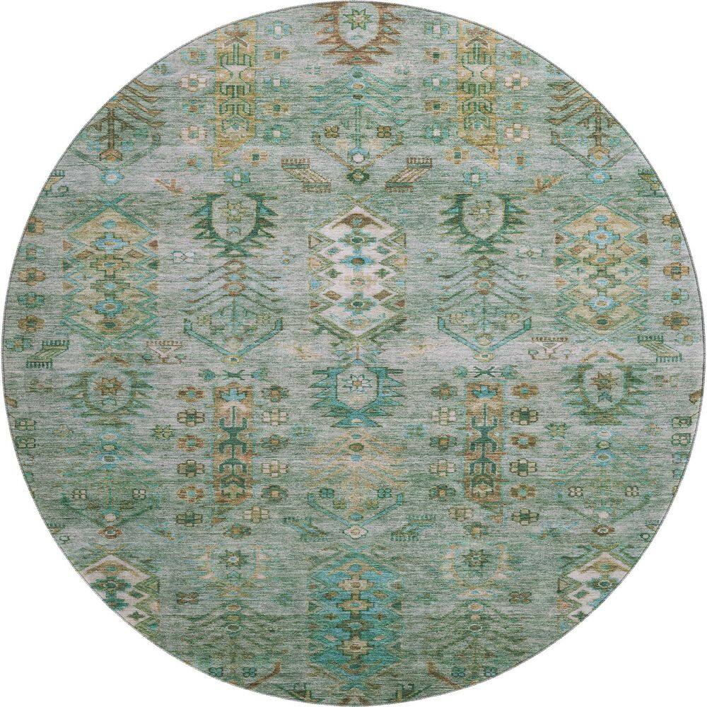 Addison Rugs Mayfield Premium Machine Washable Abstract AMF2047 Sage 8 ...