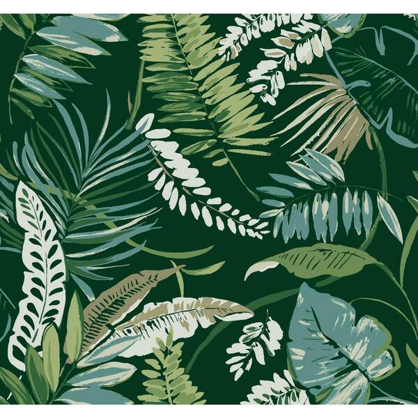 York Wallcoverings 60.75 sq. ft. Palm Thatch Wallpaper SS2567 - The ...