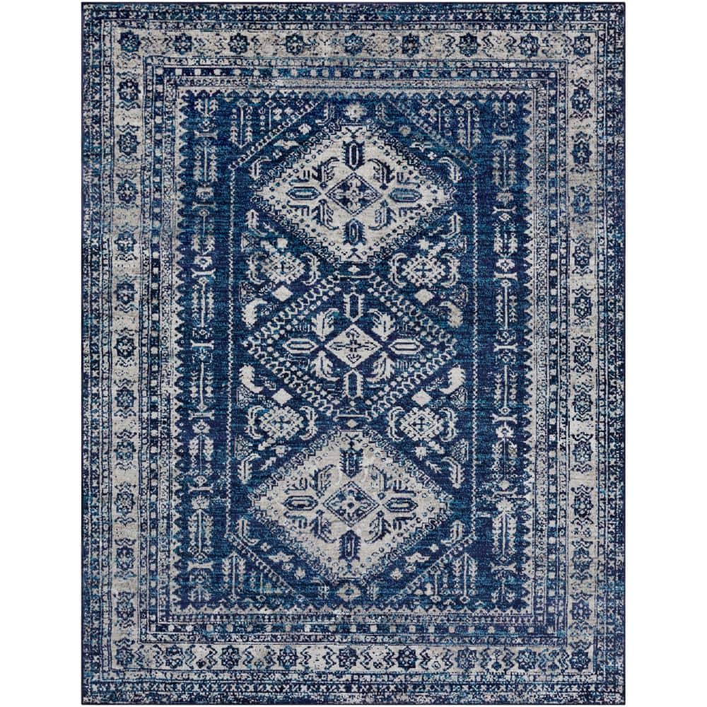 Livabliss Havana Navy Traditional 12 ft. x 15 ft. Indoor Area Rug ...