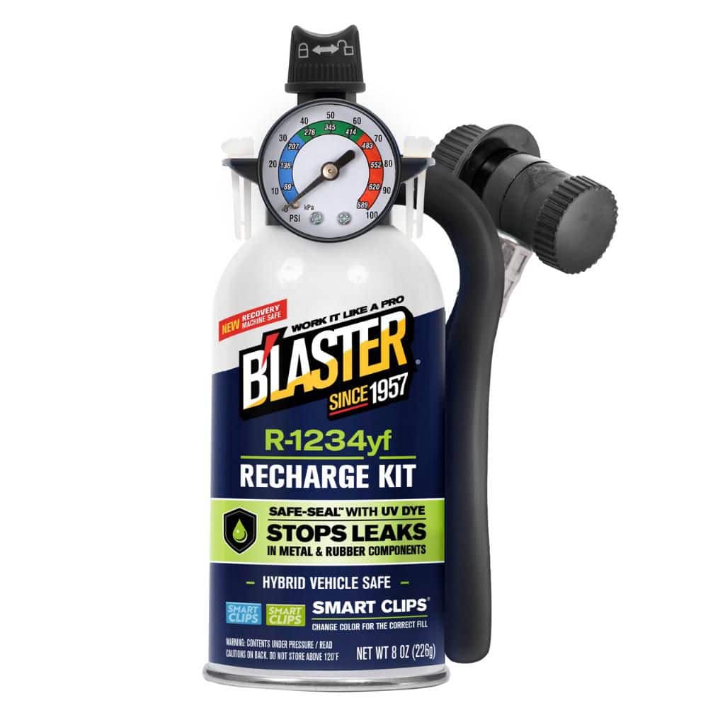 Blaster 8 oz. YF Refrigerant Kit with Stop Leak BLA600yfA - The Home Depot