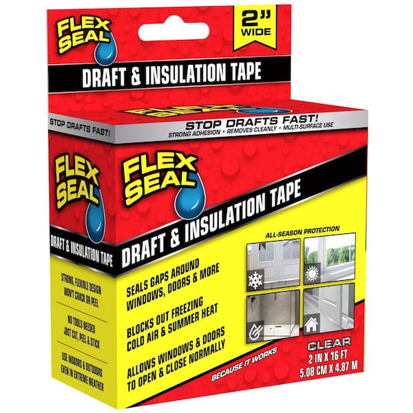 Reviews for FLEX SEAL Flex Draft Tape 2 in. x 16 ft. Clear | Pg 1 - The ...