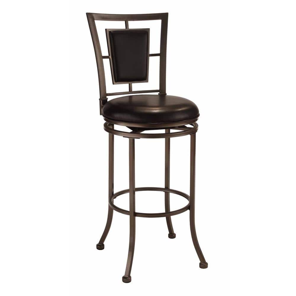 Hillsdale Furniture Auckland Swivel Counter Stool 4262-826 - The Home Depot