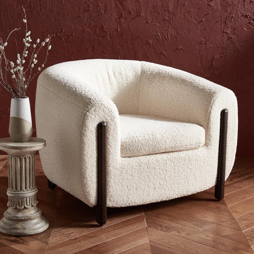 SAFAVIEH Westley Ivory Accent Chair SFV5051B - The Home Depot