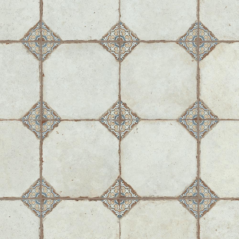 Merola Tile Kings Field Brown 17-3/4 in. x 17-3/4 in. Porcelain Floor ...