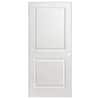 Masonite 32 in. x 80 in. 2 Panel Square Right-Handed Solid Core White ...
