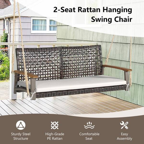 Springdale woven patio swing store