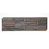 GenStone Stacked Stone Coffee 12 in. x 42 in. Faux Stone Siding Panel ...