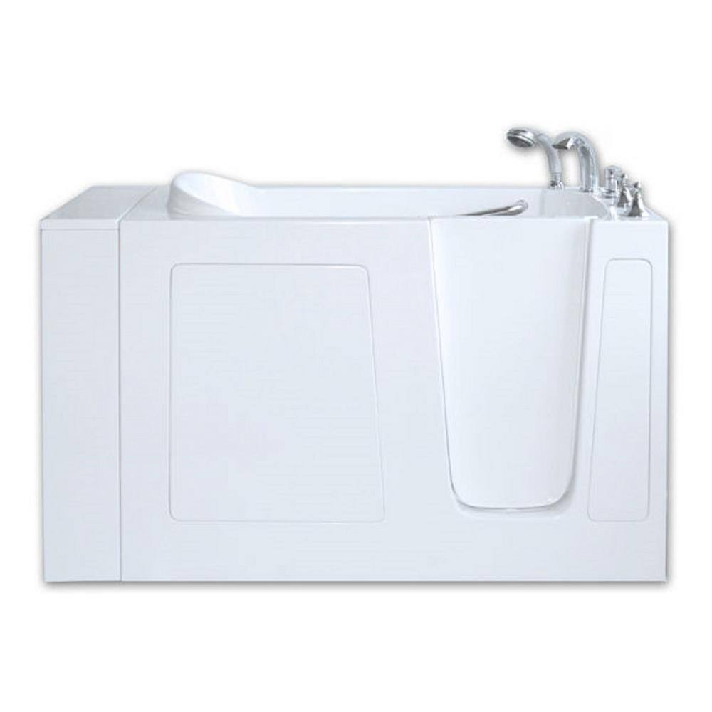 Homeward Bath Avora Bath 52 in. x 30 in. Low Threshold Air Bath Walk-In ...