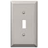 AMERELLE Metallic 1 Gang Toggle Steel Wall Plate - Polished Nickel ...