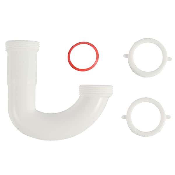 Everbilt 1-1/4 in. P-Trap J-Bend Plastic 101111B - The Home Depot