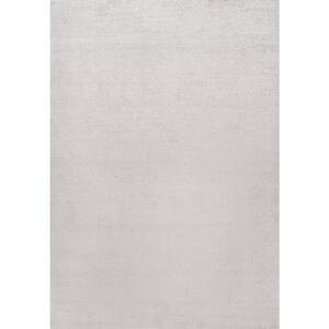 JONATHAN Y Haze Solid Low-Pile Ivory 8 ft. x 10 ft. Area Rug SEU100D-8 ...