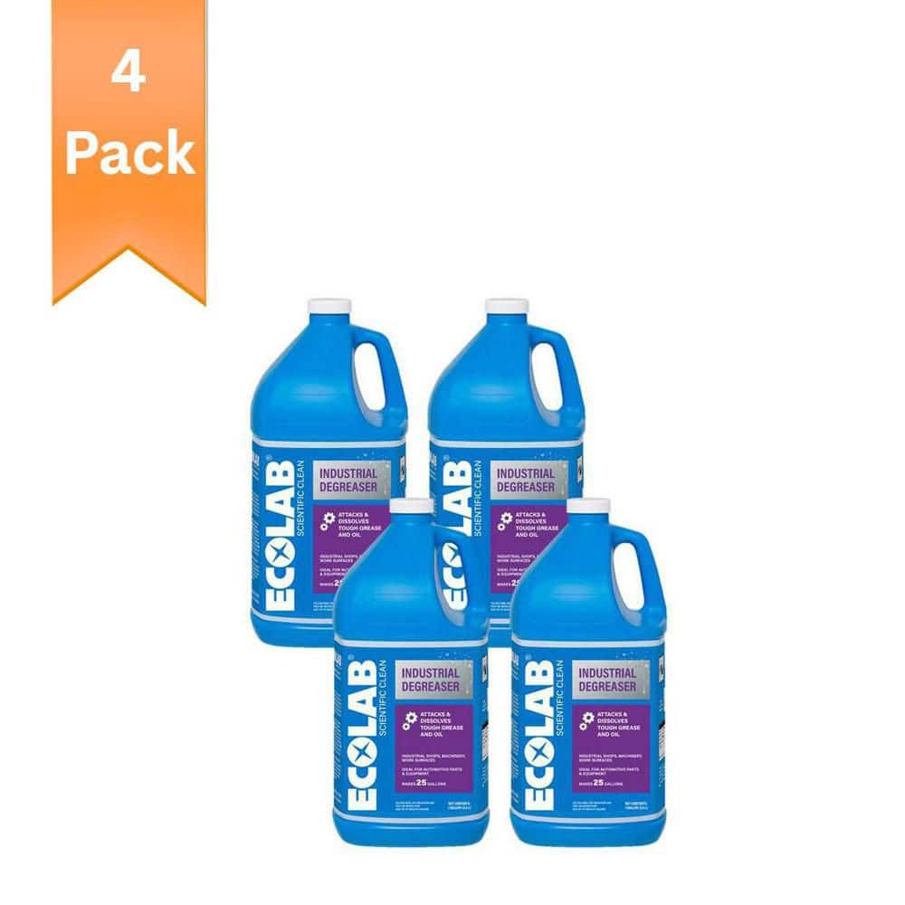 ECOLAB 1 Gal. Professional Strength Industrial Degreaser, Attacks ...