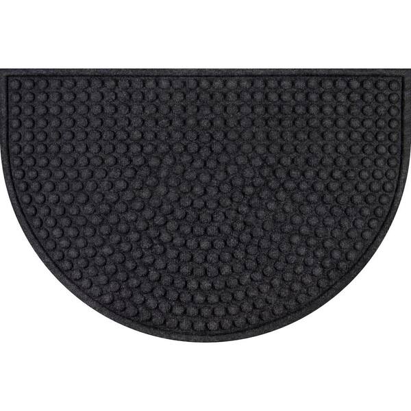 Reviews for TrafficMaster Onyx Dots Half Round 24 in. x 36 in. Indoor ...