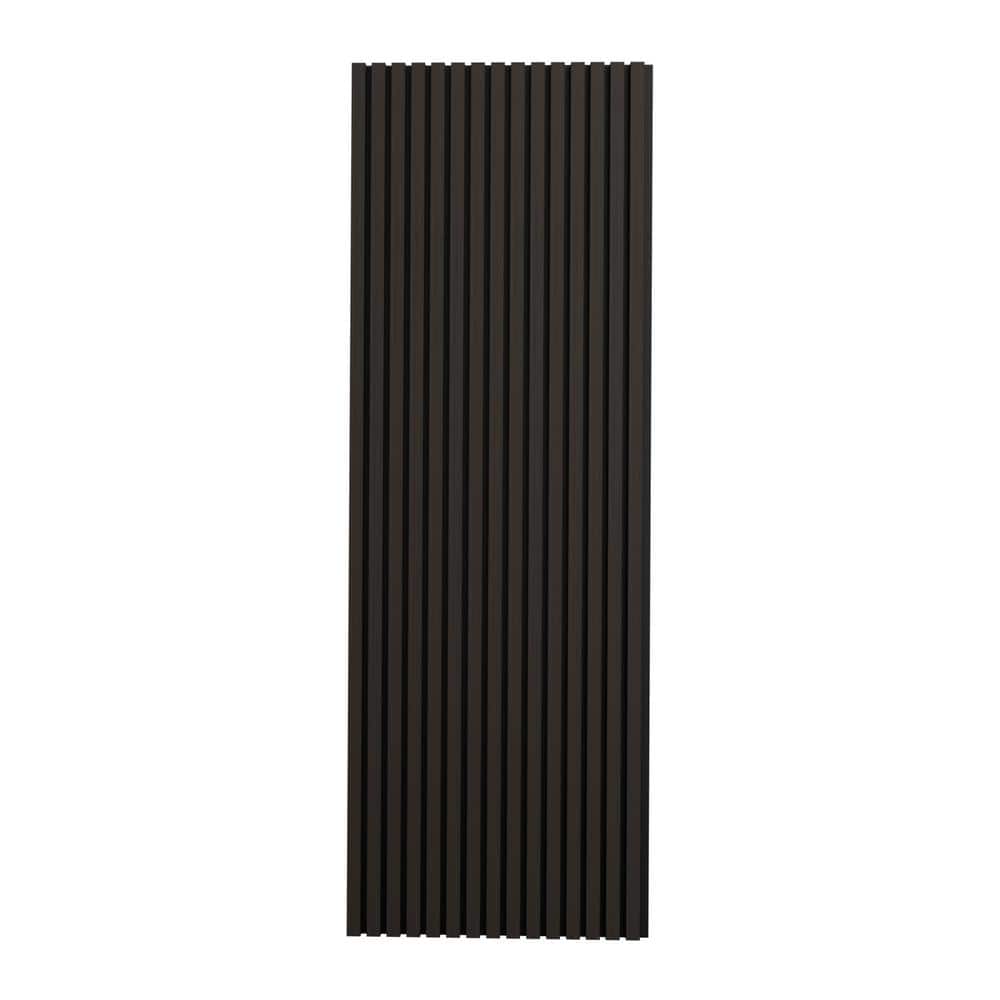 ARK DESIGN 94.5 in. x 23.75 in. x 0.875 in. Matte Black Square Edge MDF ...