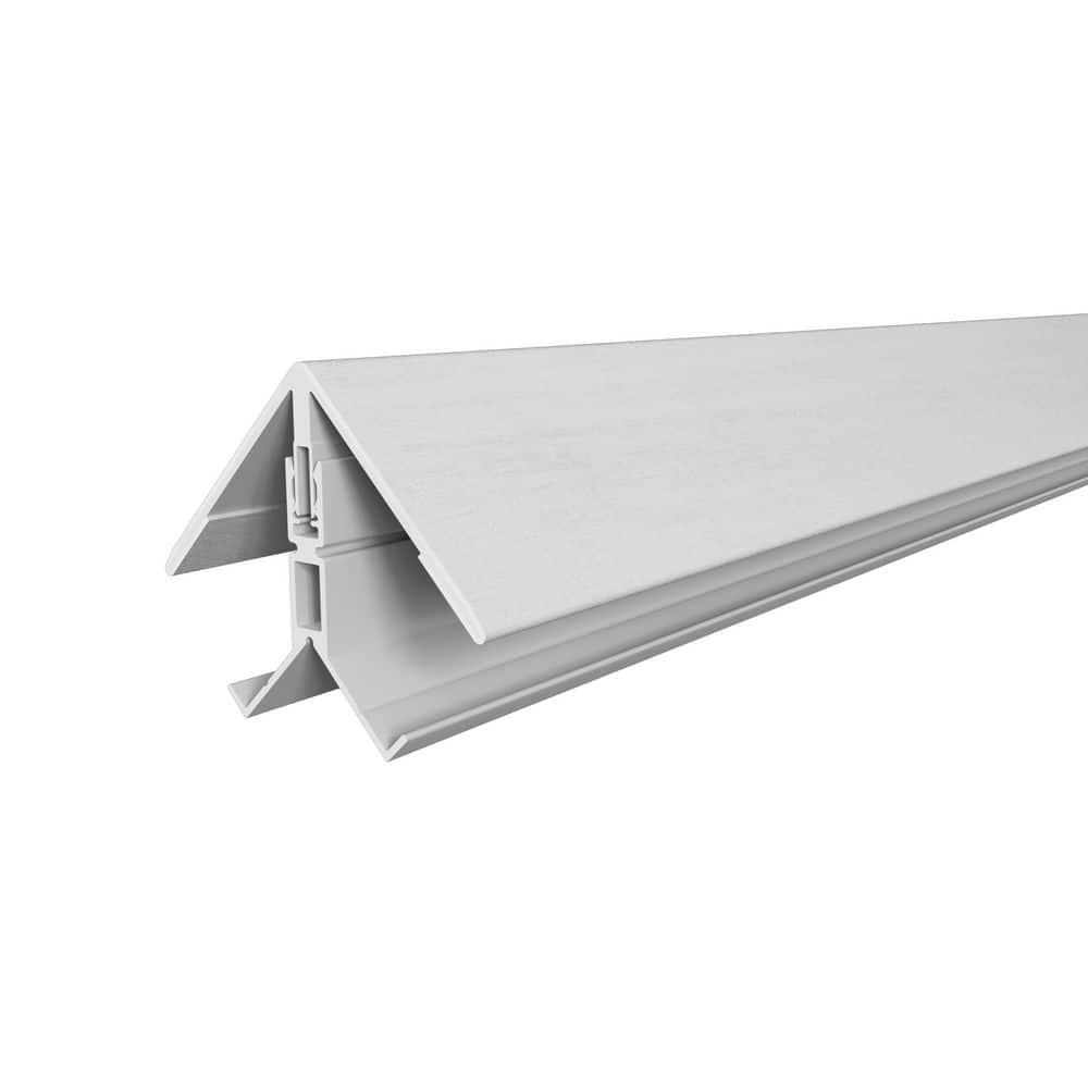 NewTechWood Alusions 2.87 in. x 3.56 in. x 8 ft. Arctic Snow White ...