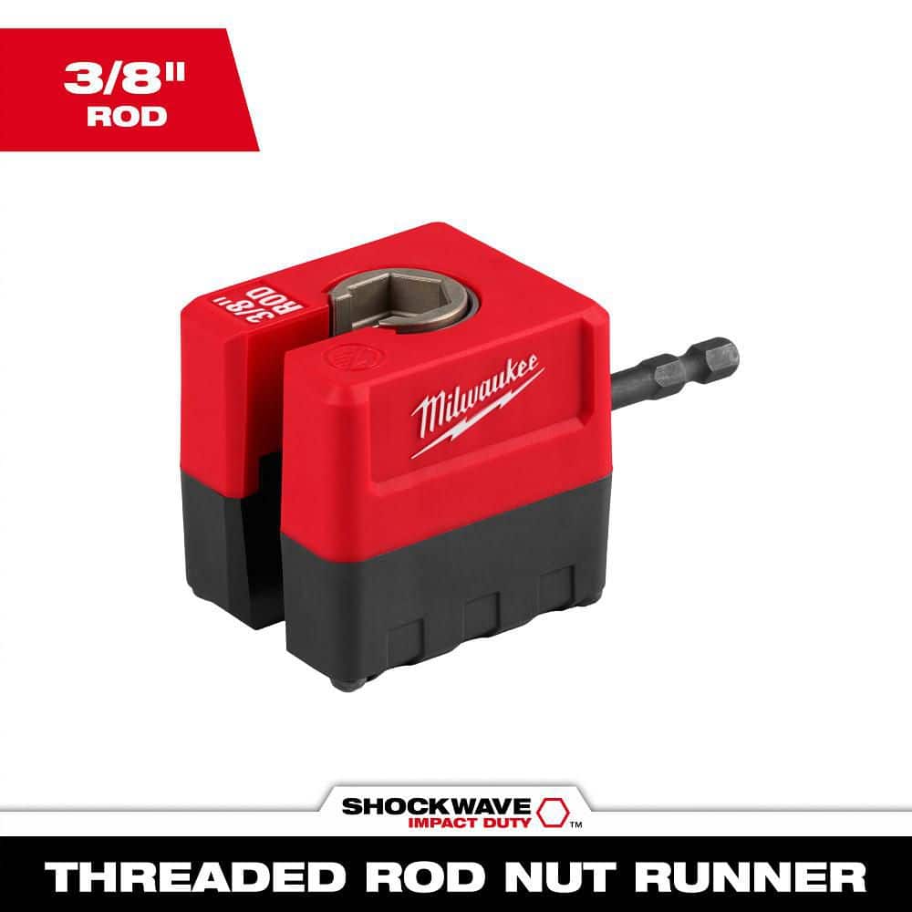 Milwaukee 3/8 in. Threaded Rod Nut Runner 48-32-2391 - The Home Depot