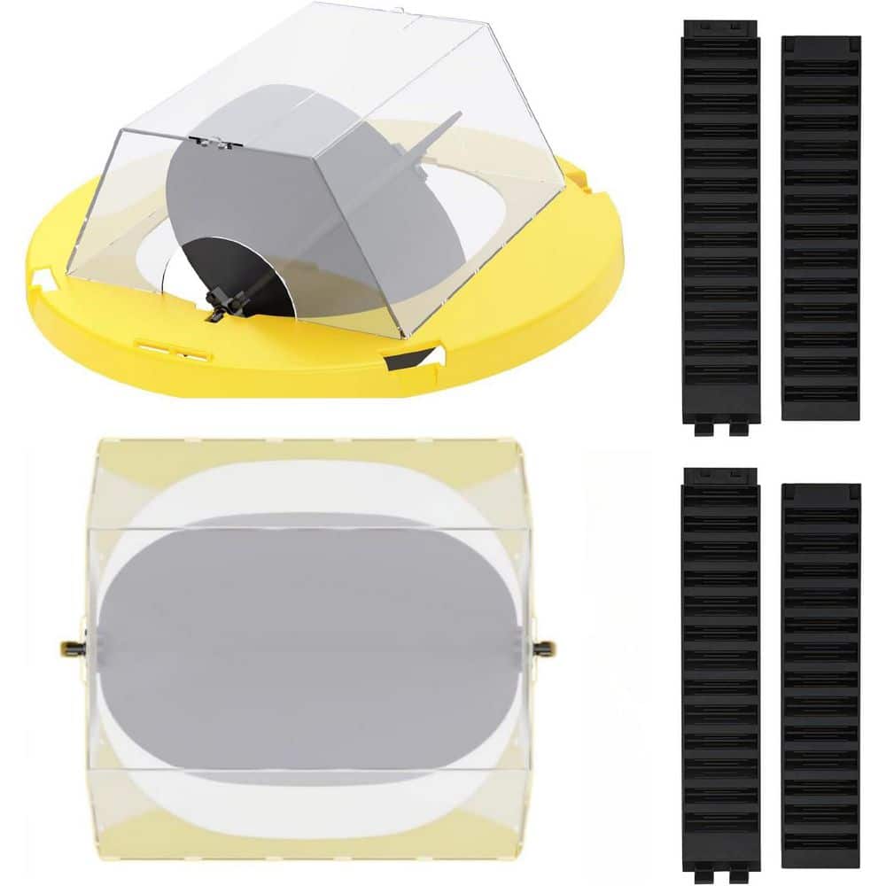 Phewnyzo Multi Catch Bucket Lid Mouse Rat Trap with Auto Reset (2-Pack ...