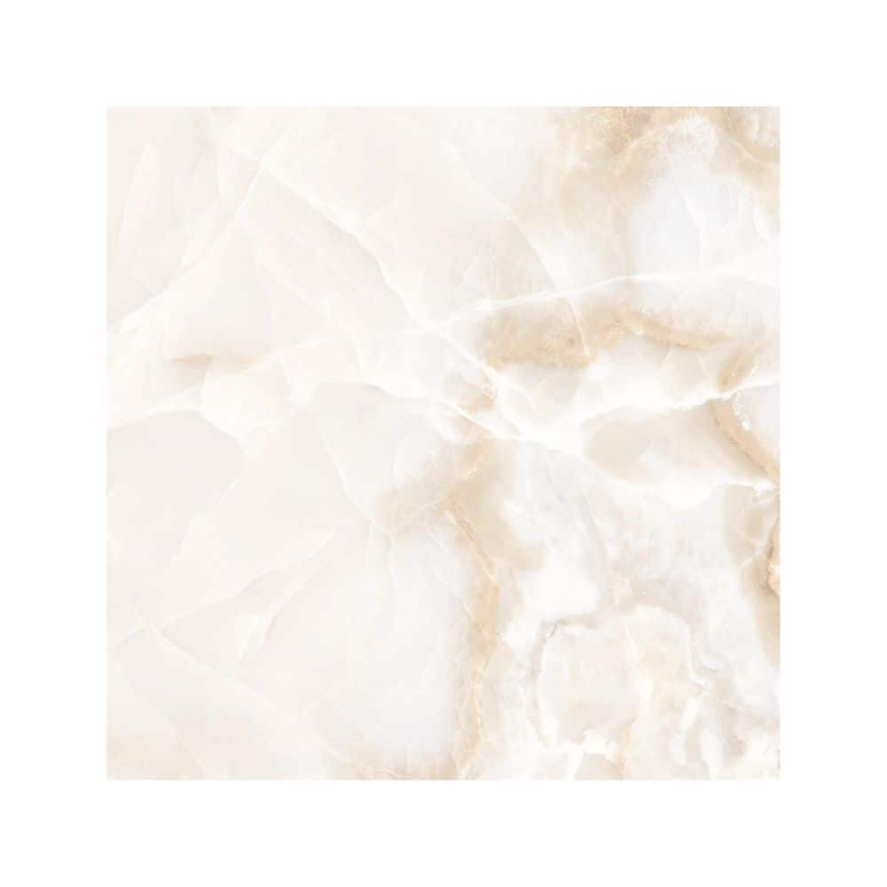 Giorbello American Onyx Ivory 4 in. x 4 in. Matte Marble Look Porcelain ...