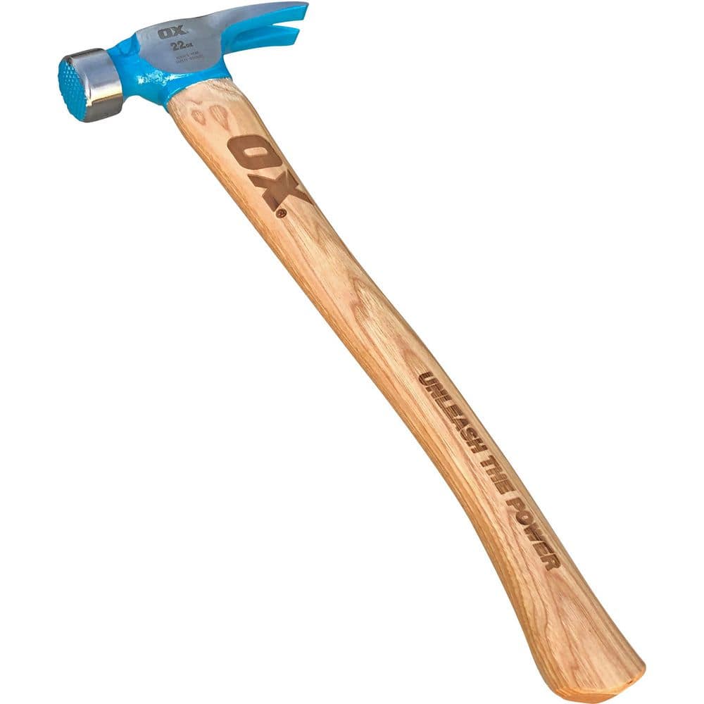 OX TOOLS Pro 22 oz. California Framing Hammer with Hickory Handle OX-P083622 - The Home Depot