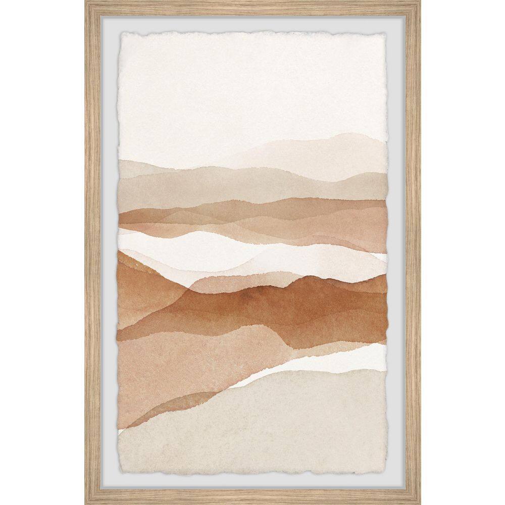 MARMONT HILL INC "The Glowing River" by Marmont Hill Framed Abstract ...