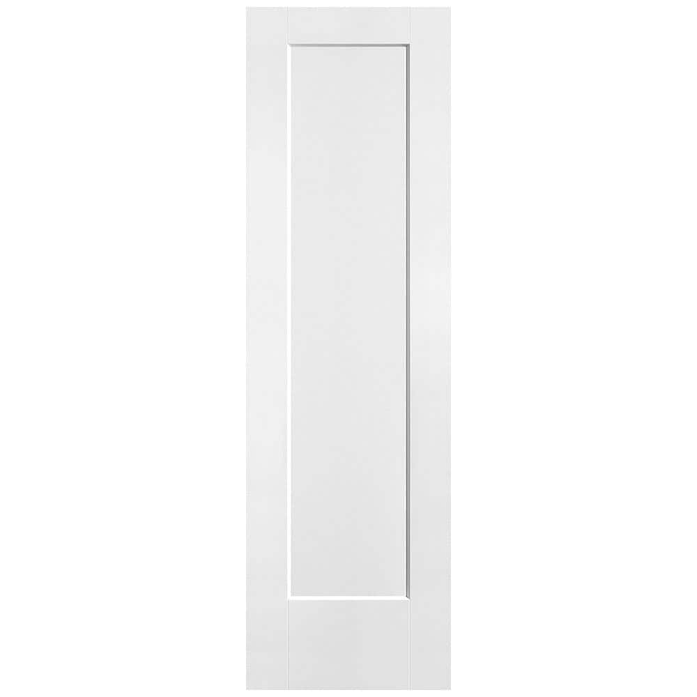 Masonite 24 in. x 80 in. 1-Panel Lincoln Park Single Bore Solid Core ...