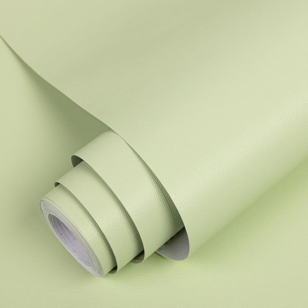 Green Solid Color Contact Paper Peel and Stick Wallpaper Roll Set of 2 ...