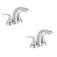MOEN Darcy 4 in. Centerset 2-Handle Bathroom Faucet in Chrome WS84550 ...