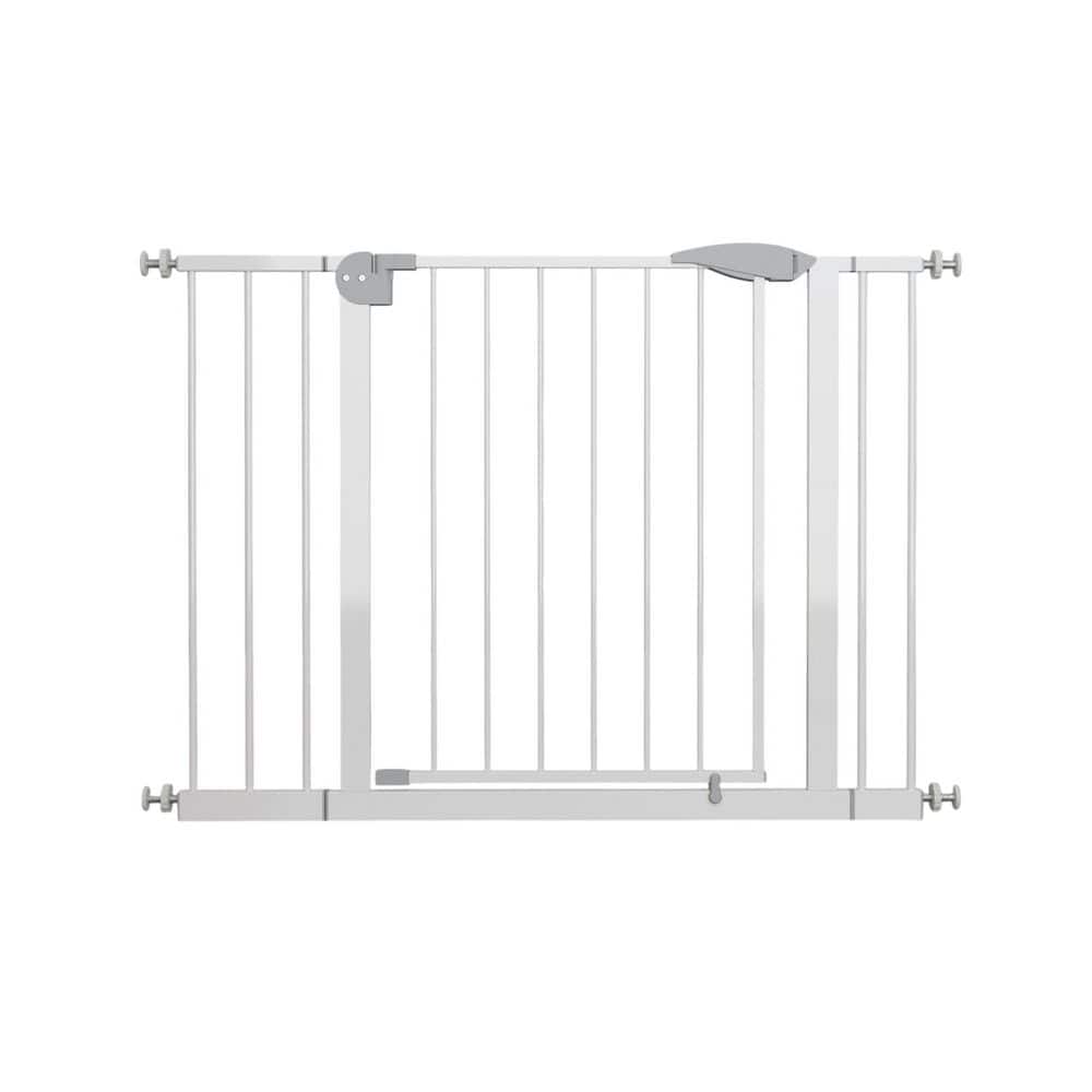 KIWDZFU 29.5-45.3 in. Wide Baby Gate for Stairs, Dog Gate Indoor for ...