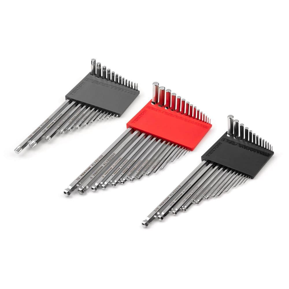 TEKTON 41-Piece (0.050-3/8 in., 1.3-10 mm, T6-T50) with Holder Hex and ...