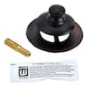 Watco Universal NuFit Push Pull Bathtub Stopper, Silicone, 3/8 in. to 5 ...