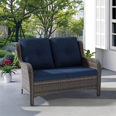 Hampton bay patio loveseat store