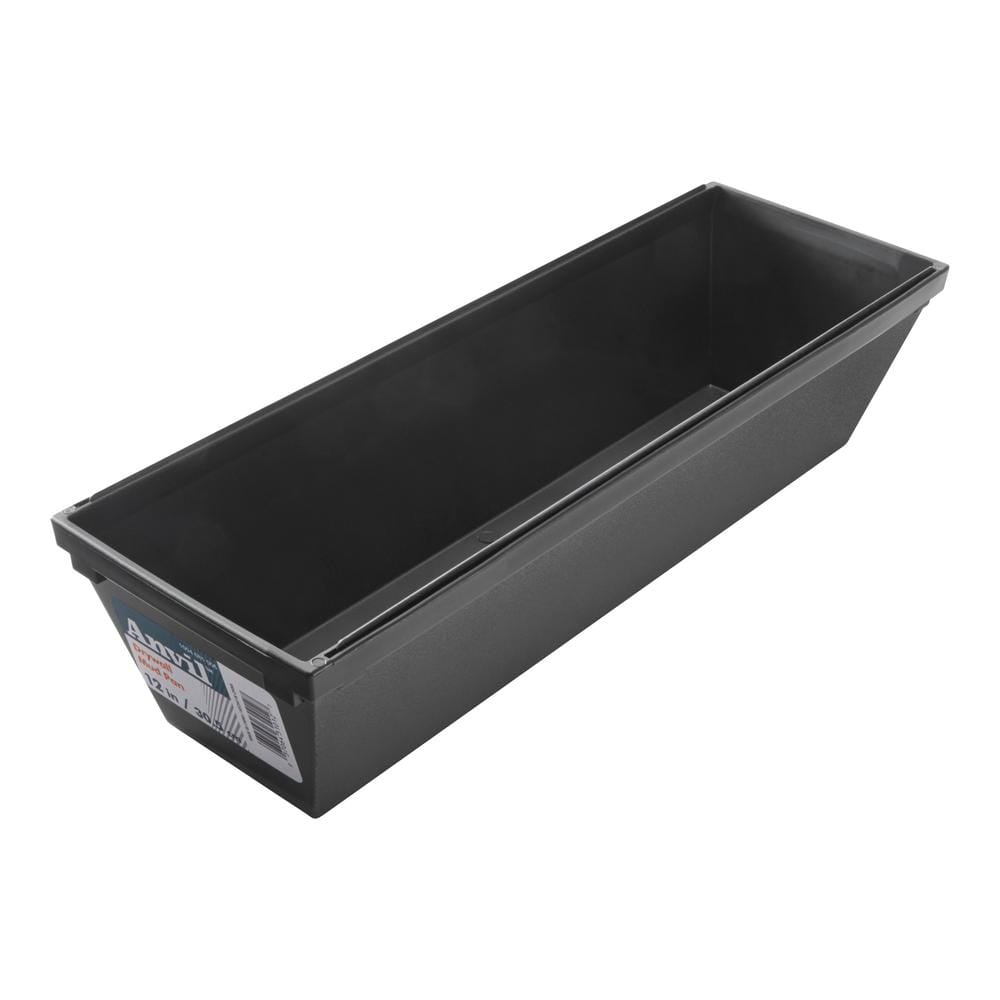 Anvil 12 in. Plastic Mud Pan with Steel Edges MP-ANV - The Home Depot
