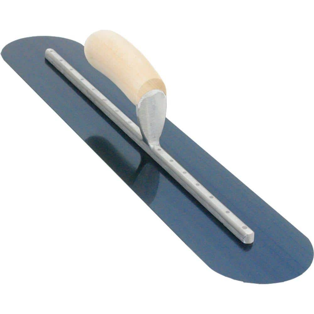 MARSHALLTOWN 24 in. x 5 in. Steel Trl-Fully Rounded Curved Wood Handle ...