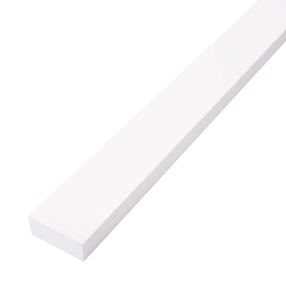 CMPC 1 in. x 2 in. x 8 ft. Primed Finger-Joint Pine Trim Board (Actual ...