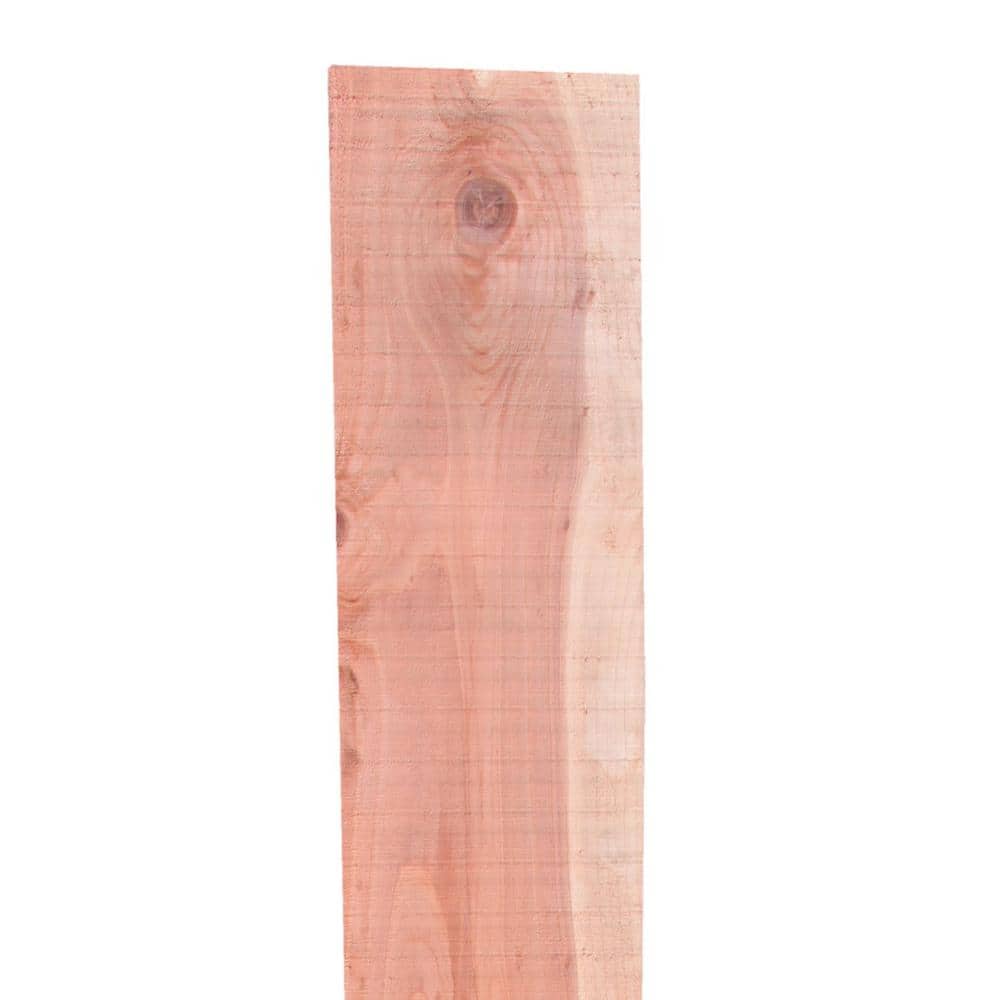 Redwood Empire 21/32 in. x 7-5/8 in. x 6 ft. Redwood Flat-Top Wood ...