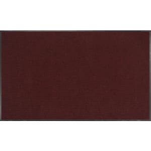 Apache Rib Russett Red 3 Ft. x 10 Ft. Indoor/Outdoor Commercial Mat ...
