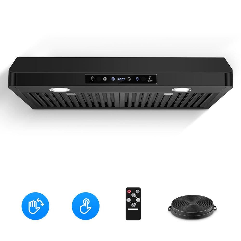 Reviews for amzchef 30 in. 700CFM Ducted Under Cabinet Range Hood with ...