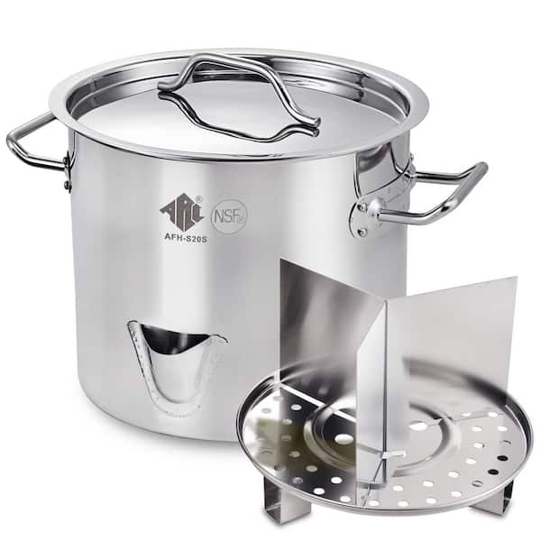 ARC Advanced Royal Champion 32QT Stainless Steel Tamale Steamer Pot w ...