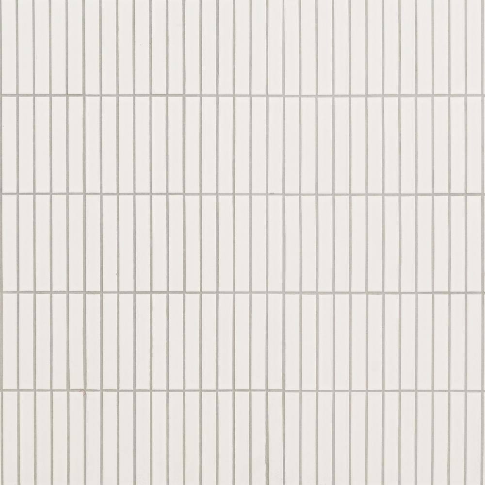 MSI Take Home Tile Sample-White Matte Stacked 4 in. x 4 in. x 6 mm ...