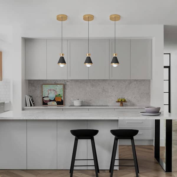 ZHLWIN Home Lighting 1-Light Black Mini Dimmable Modern LED Pendant ...