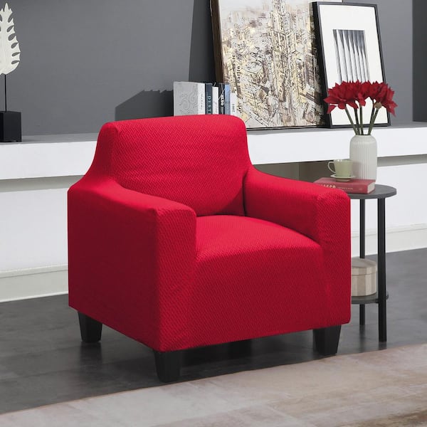 Red microfiber couch store