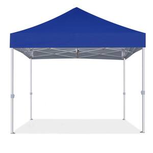 ALEKO 8 ft. x 8 ft. Blue Gazebo Canopy Tent GAZ8-10X8-10B-HD - The Home ...