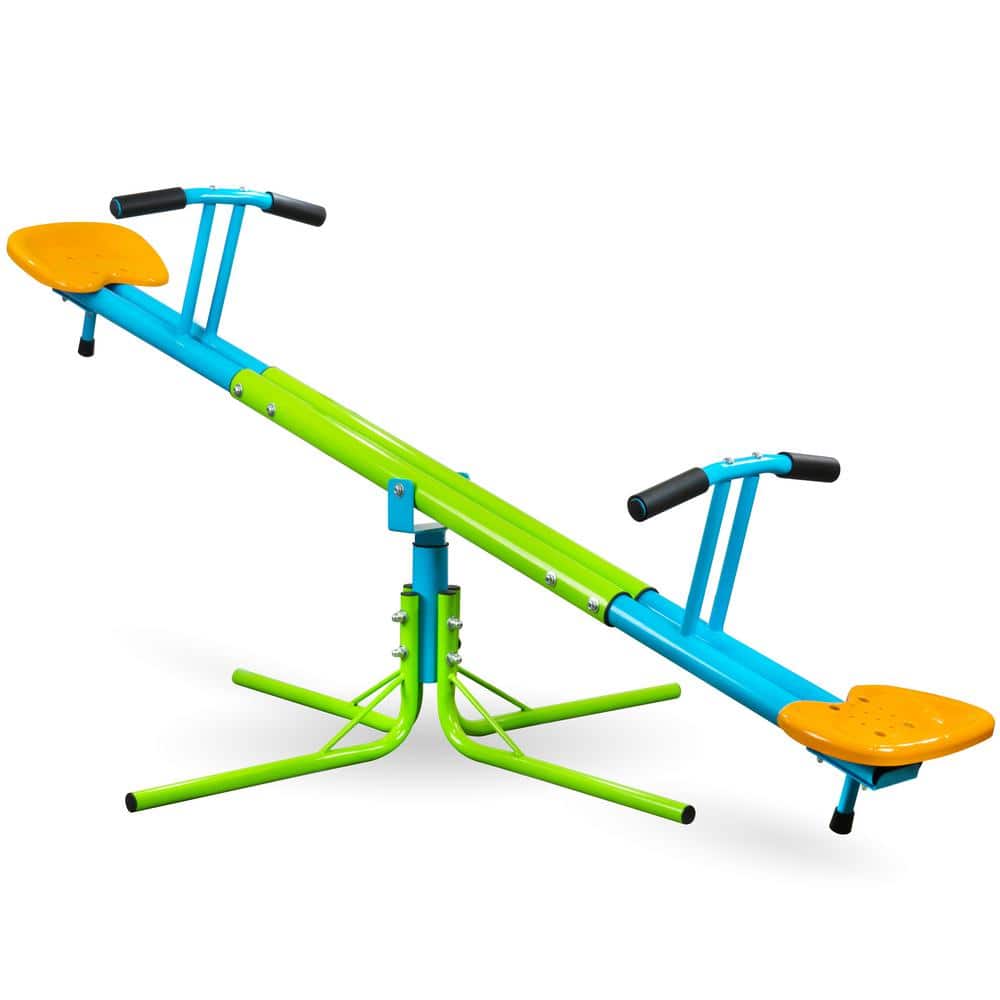 Pure Fun Heavy-Duty 360-Degree Kids Swivel Seesaw 9337SS - The Home Depot Pure Fun Heavy-Duty 360-Degree Kids Swivel Seesaw 9337SS - The Home Depot